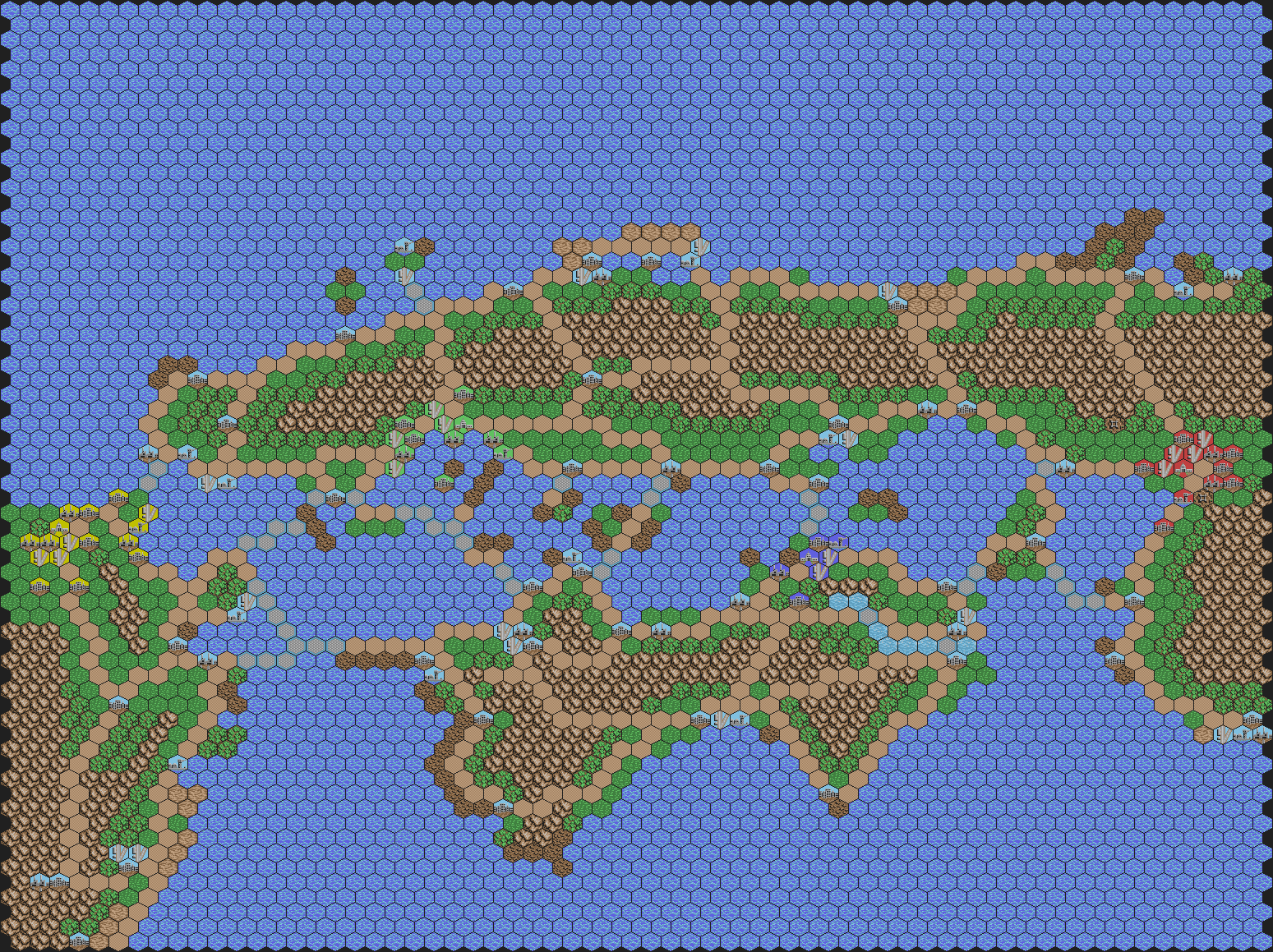 17. Setonaikai Wars - SUPER大戦略マップ / Super Daisenryaku Maps | メガドライブ版 ...