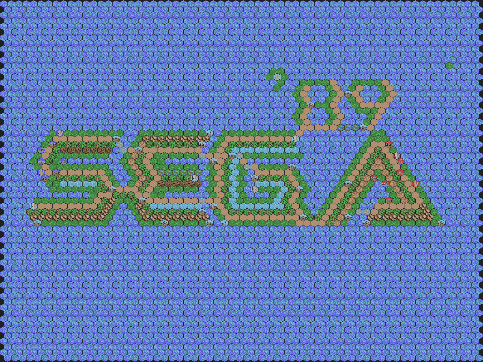 24. SEGA LAND - SUPER大戦略マップ / Super Daisenryaku Maps | メガドライブ版 SUPER大戦略 ...