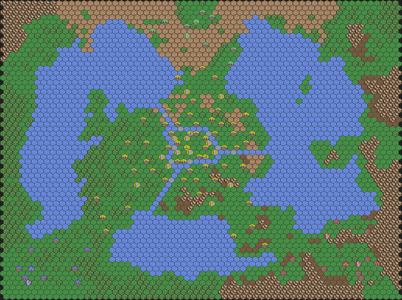 31. Alliance Strategy - SUPER大戦略マップ / Super Daisenryaku Maps | メガドライブ版 ...