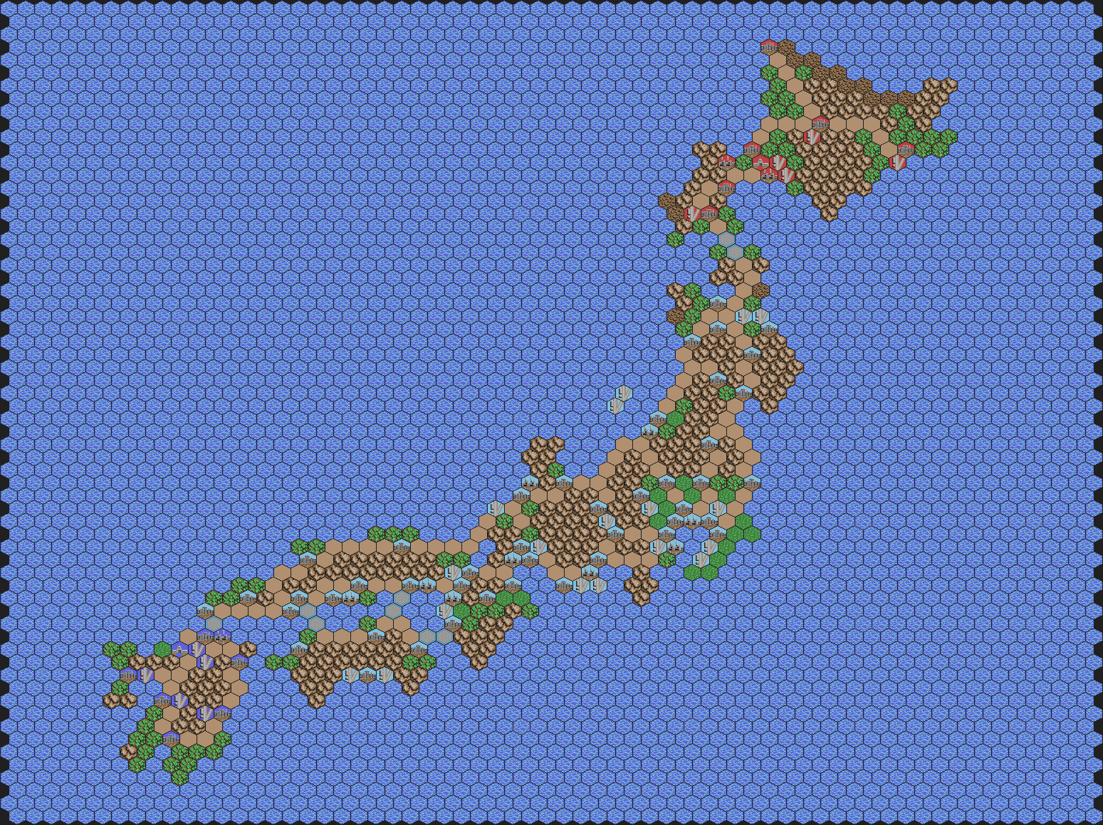 33. Japan NvsS - SUPER大戦略マップ / Super Daisenryaku Maps | メガドライブ版 SUPER大戦 ...