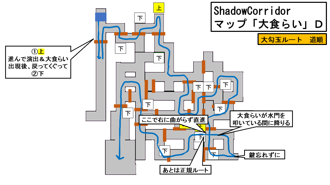 大食らい-大勾玉ルート - ShadowCorridor - ゲームWiki | 影廊 -Shadow Corridor- 攻略Wiki - atwiki（アットウィキ）