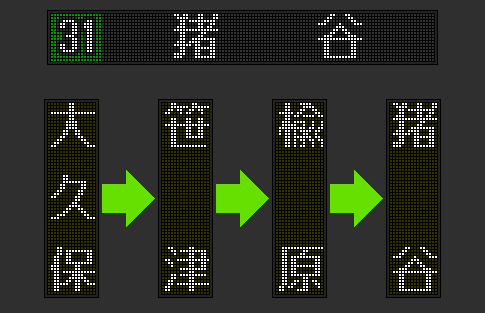 富山地方鉄道 富山・八尾自動車営業所（フルカラー 側面） - LED再現ギャラリー - atwiki（アットウィキ）