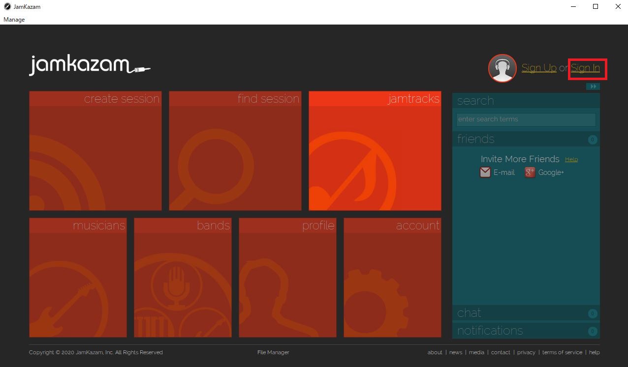 4. ログイン (Sign In) - JamKazamをはじめましょう - atwiki（アットウィキ）